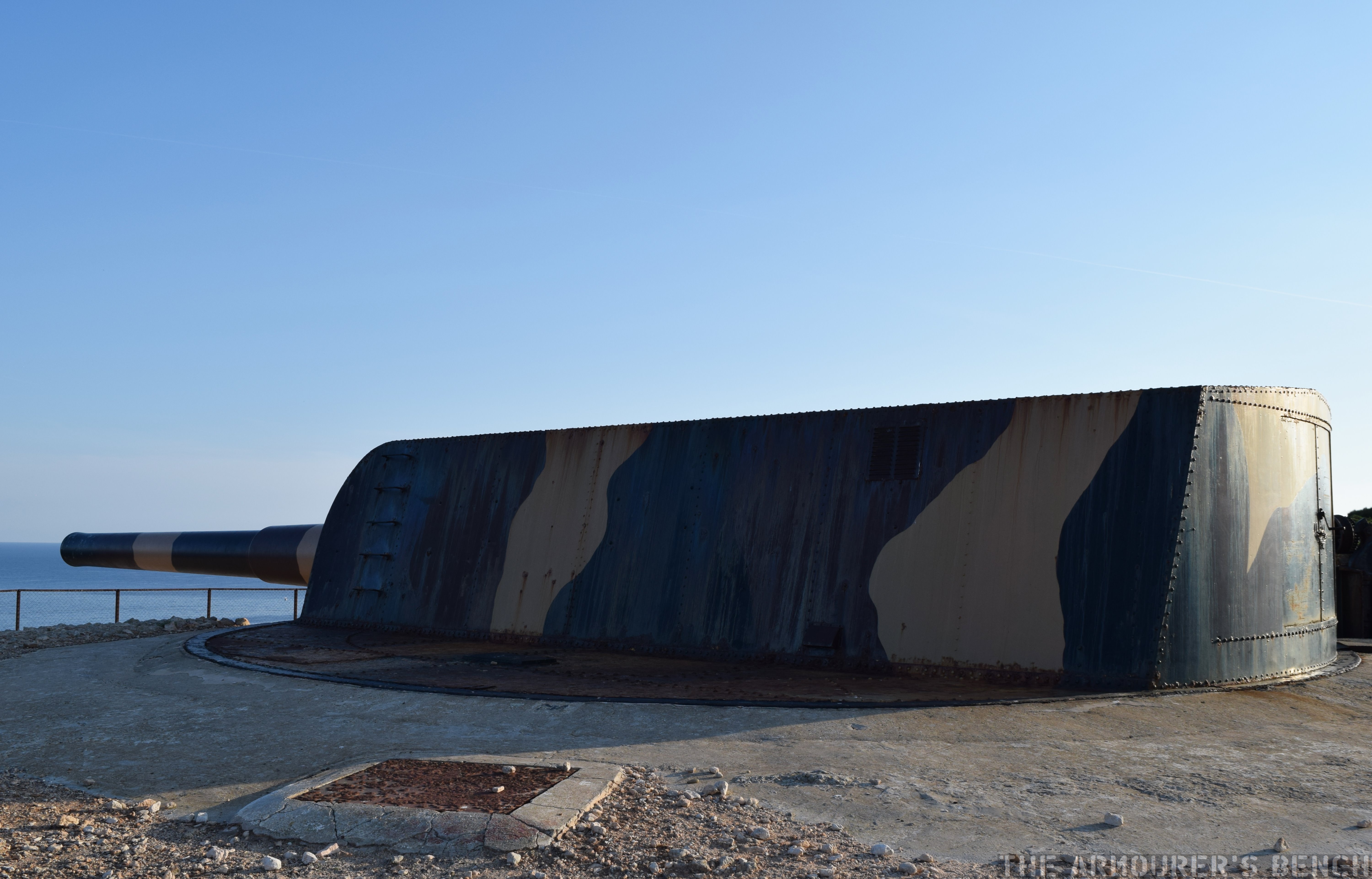 Photographs: 15 Inch Vickers Coastal Guns, Menorca – The Armourers Bench
