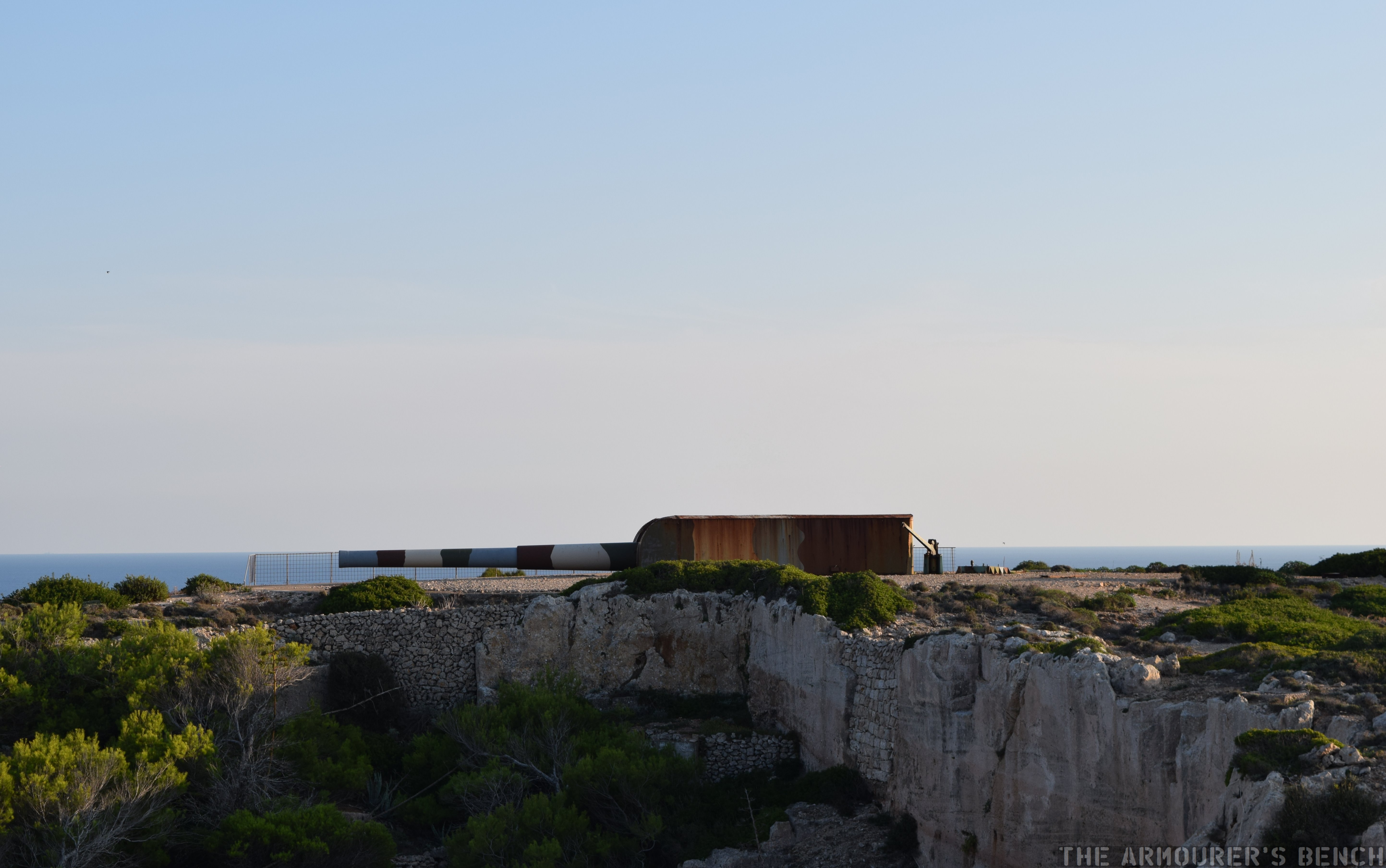 Photographs: 15 Inch Vickers Coastal Guns, Menorca – The Armourers Bench