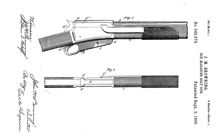 John Browning’s 1895 Slide-Action Prototype – The Armourers Bench