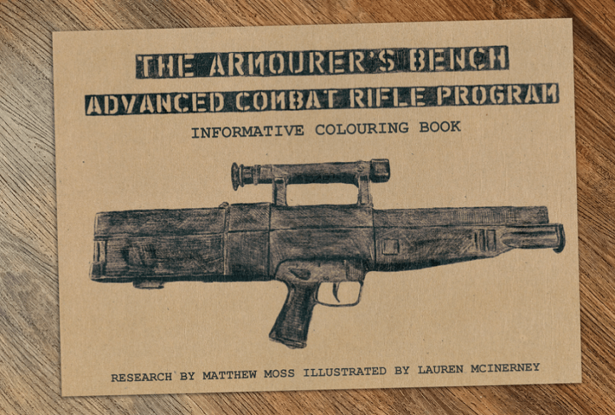 TAB Advanced Combat Rifle Colouring Book – The Armourers Bench
