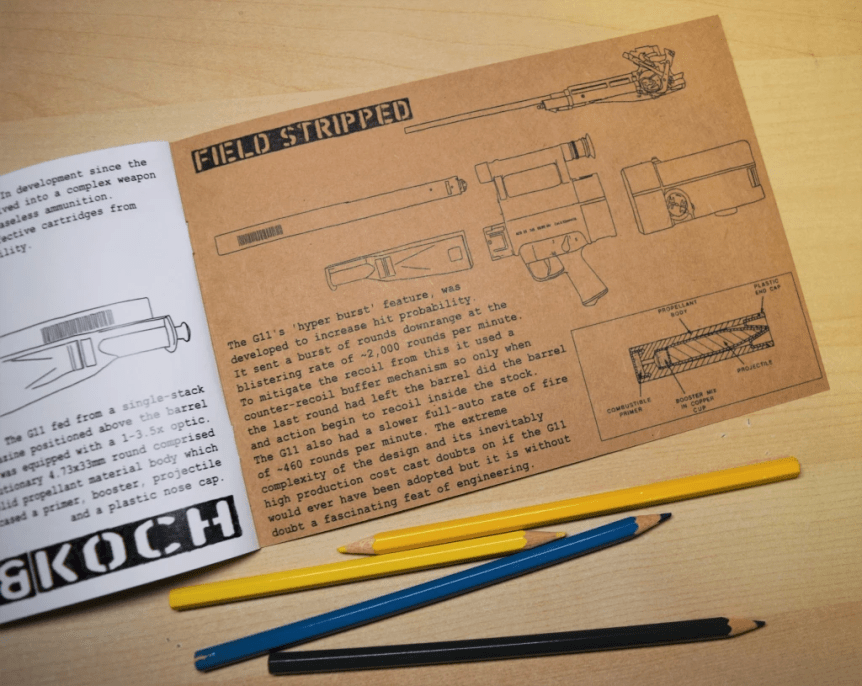 TAB Advanced Combat Rifle Colouring Book – The Armourers Bench