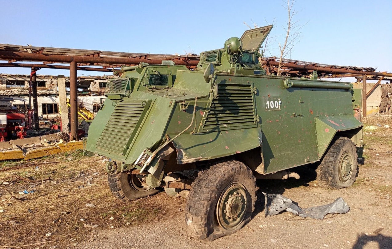 Saxon APCs in Ukraine – The Armourers Bench