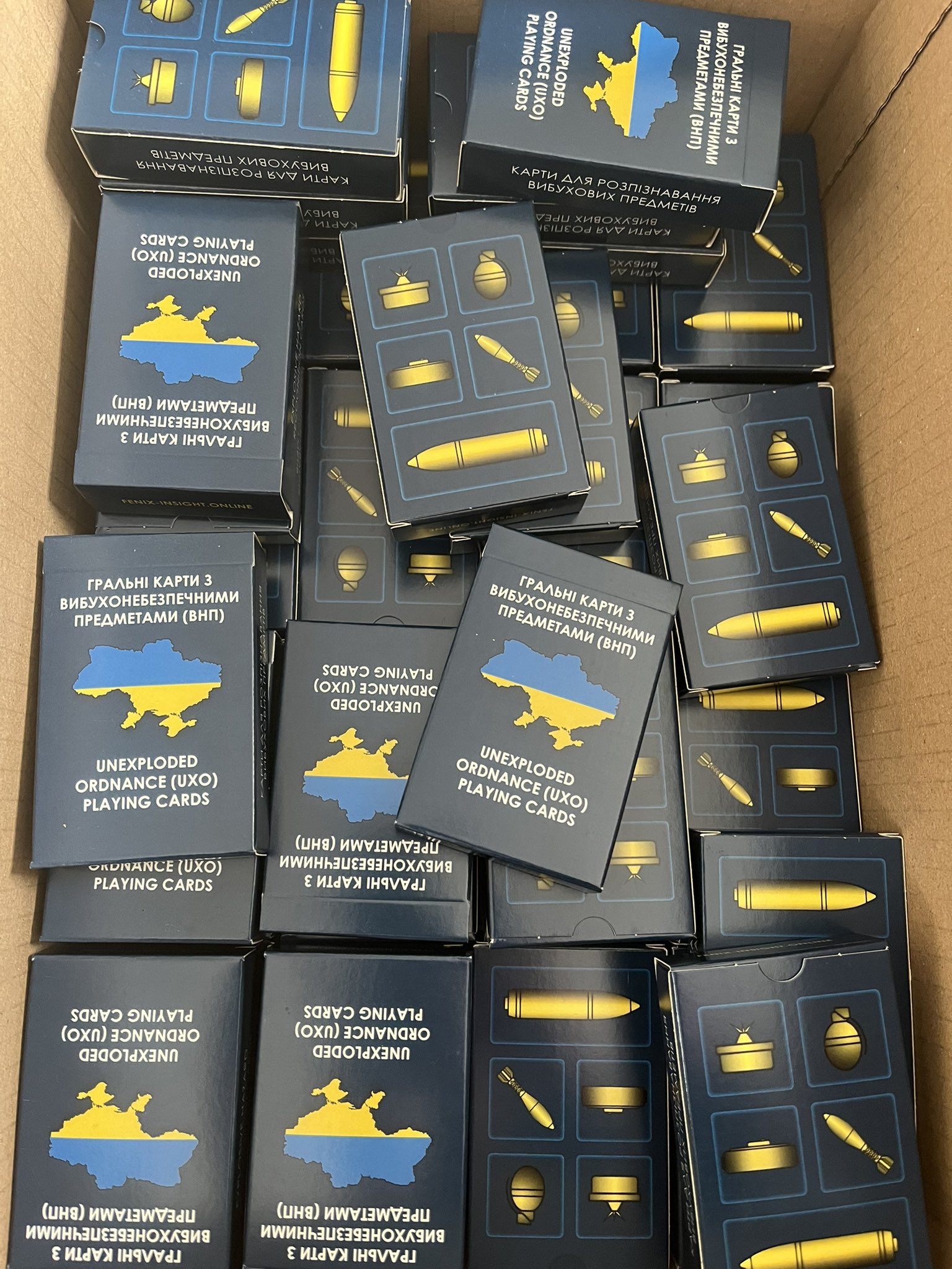 Explosive Hazard Awareness Cards for Ukraine – The Armourers Bench